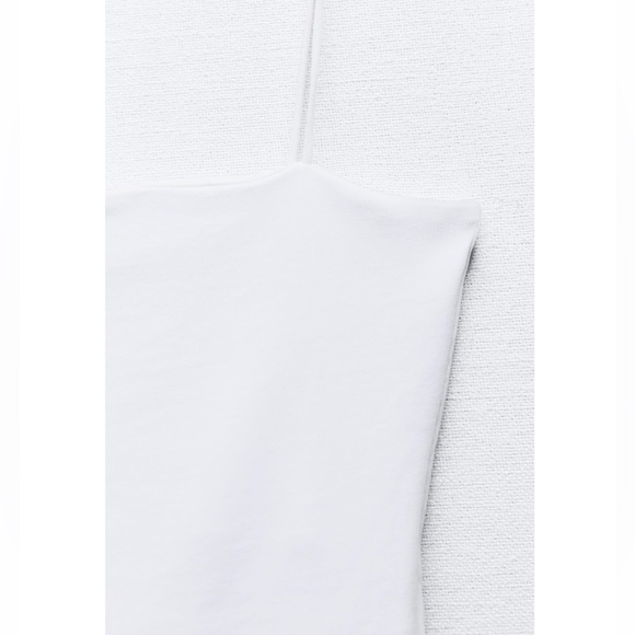 Zara | Dresses | Zara Mixed Rib Poplin Balloon Dress | Poshmark